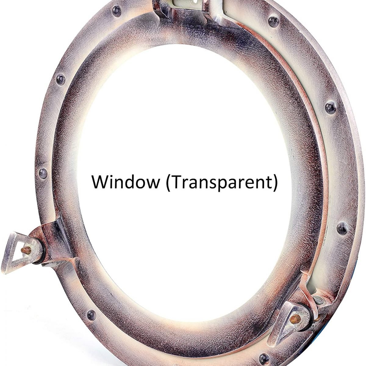 Antique Purple Rustic Patina Nautical Maritime Ship’s Porthole Frame ...